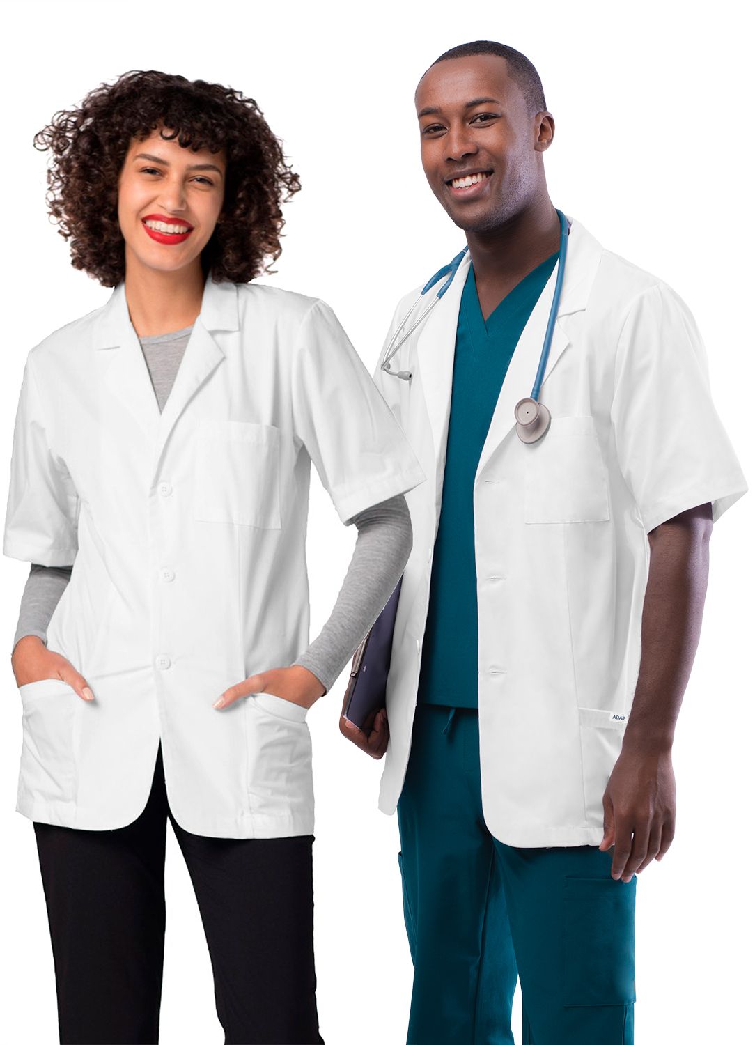 Unisex Short Sleeve Consultation Coat